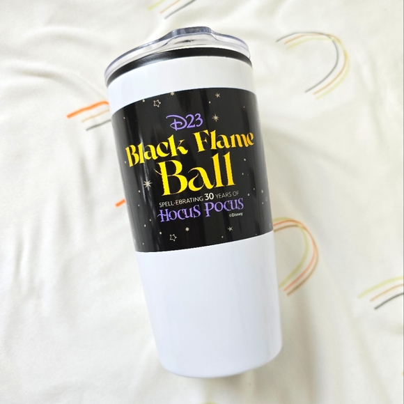 Disney | Kitchen | Disneys D23 Black Flame Ball Hocus Pocus 2oz Tumbler ...